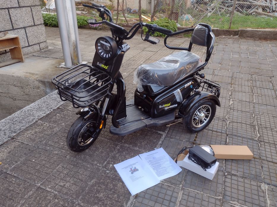 НОВА Електрическа триколка Bullmax Pudding гр. Габрово Тлъчници • OLX.bg