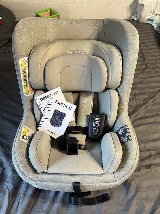 Nuna - Scaun Auto + Isofix Rotativ Todl Next Cedar, 40-105cm Test Adac ...