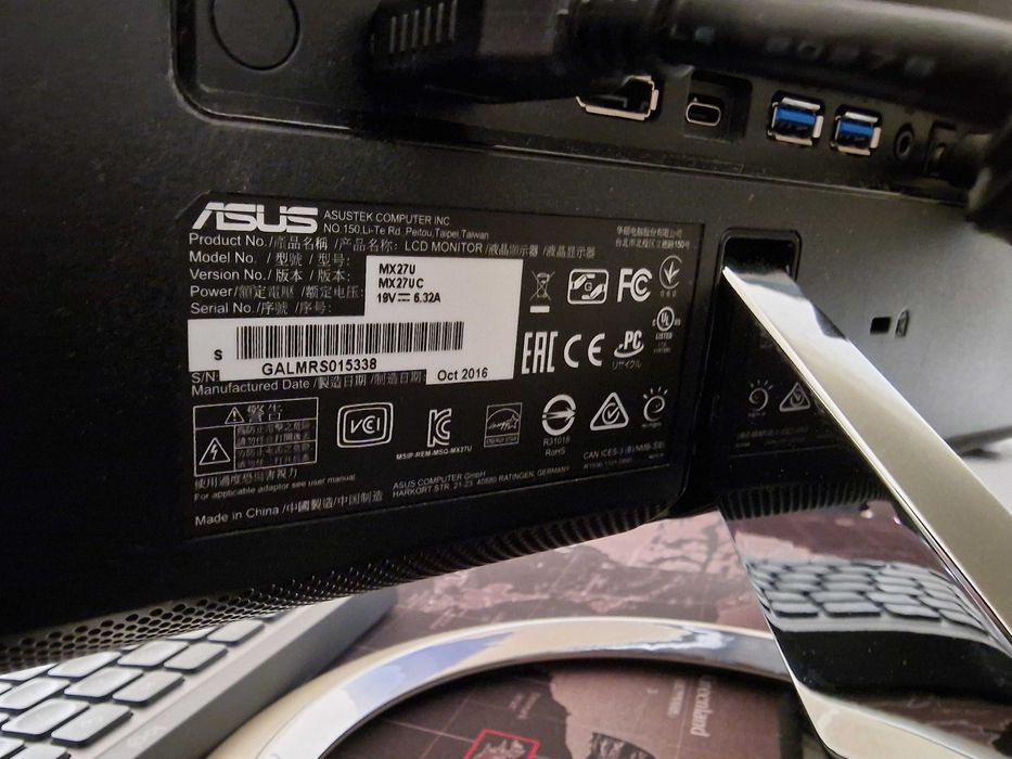 Monitor ASUS MX27U 27” 4K UHD IPS – stare impecabilă Zalau • OLX.ro