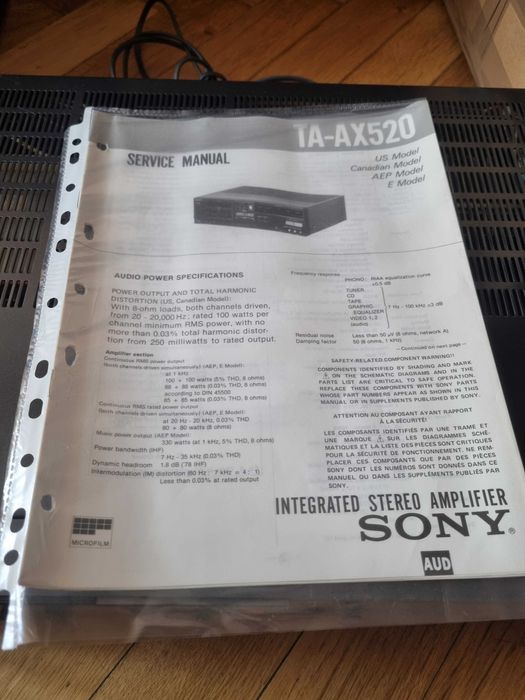Amplificator Sony TA-AX520 Ploiesti • OLX.ro