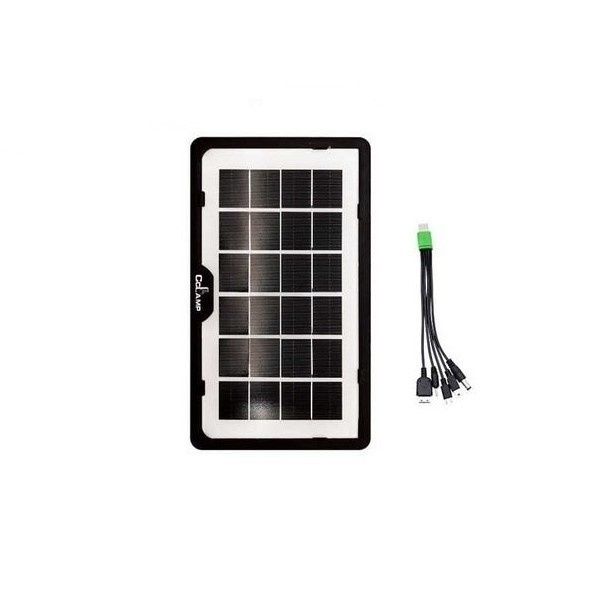 Panou solar portabil, cu intrare USB pentru incarcare telefon si dispo ...