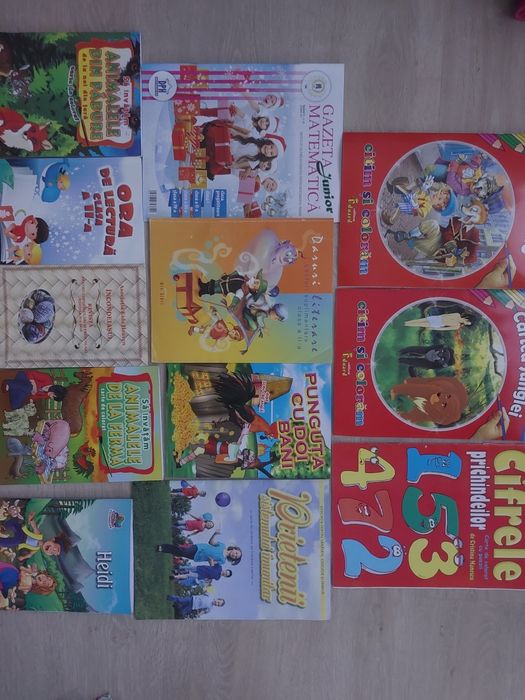 Lot carti si reviste de colorat pentru copii Pitesti • OLX.ro