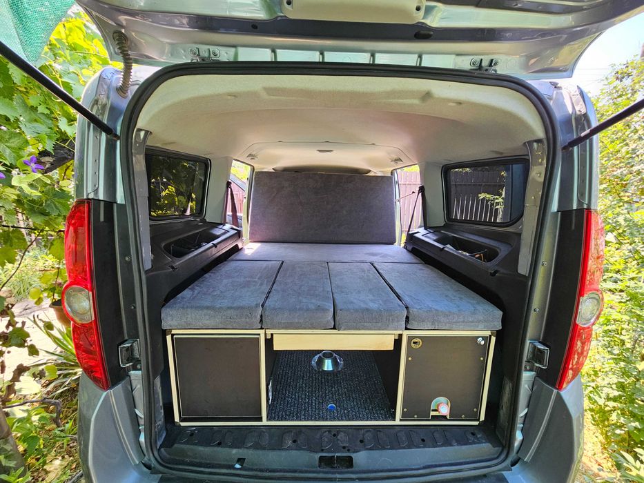 Camper Box camping kit conversie duba autoutilitara in campervan ...