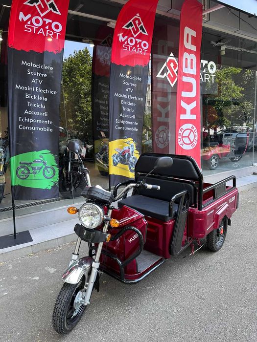 Triciclu Eco Pickap FARA PERMIS ,CARTE RAR INCLUSA Motor 1500W Zalau ...