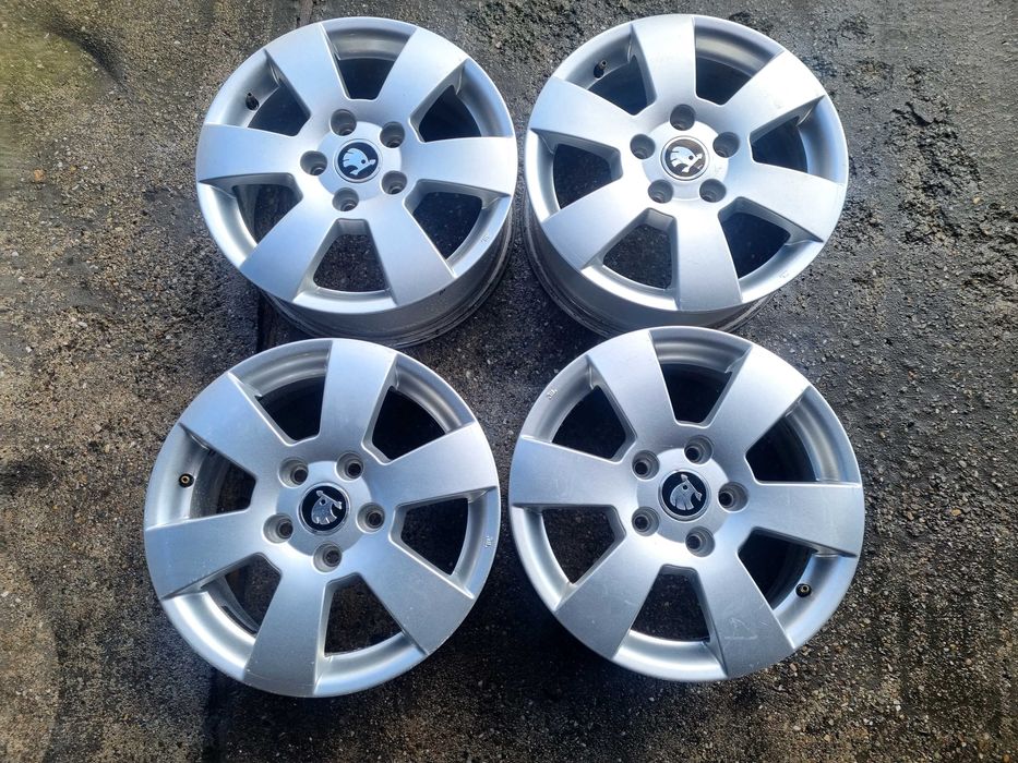 Jante skoda audi,vw,seat, 5x112 pe 15 originale Cluj-Napoca • OLX.ro