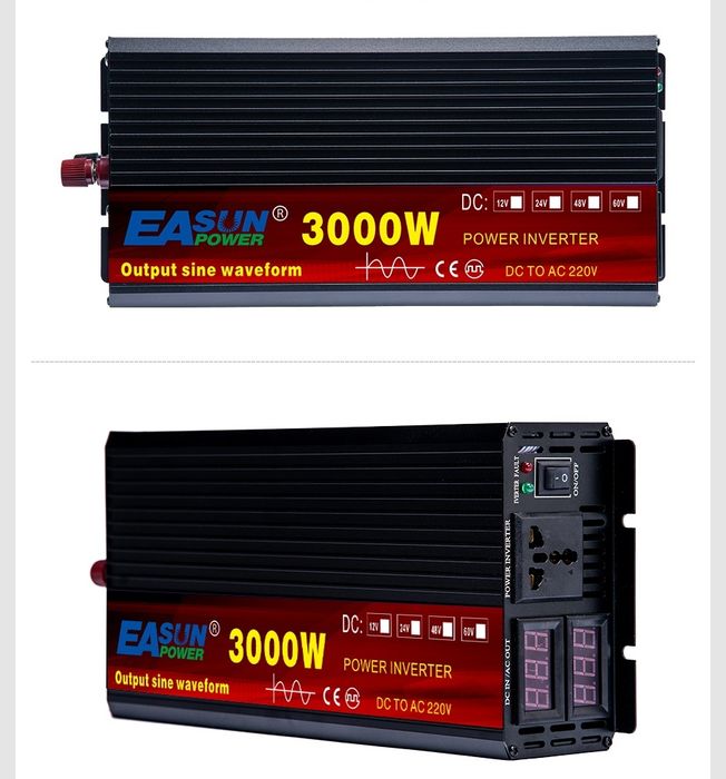 Инвертор с чиста синусуида DC-AC 12/24-230v 3000W EASUN гр. Варна Кайсиева градина • OLX.bg