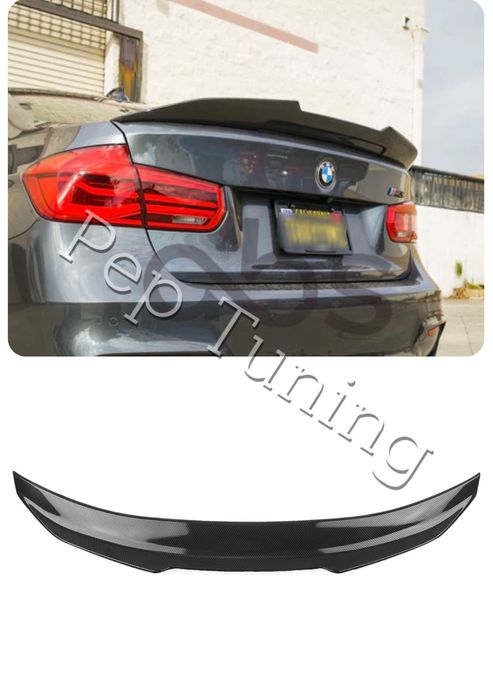 PSM лип спойлер за BMW F30 lip spoiler багажник черен гланц гр ...