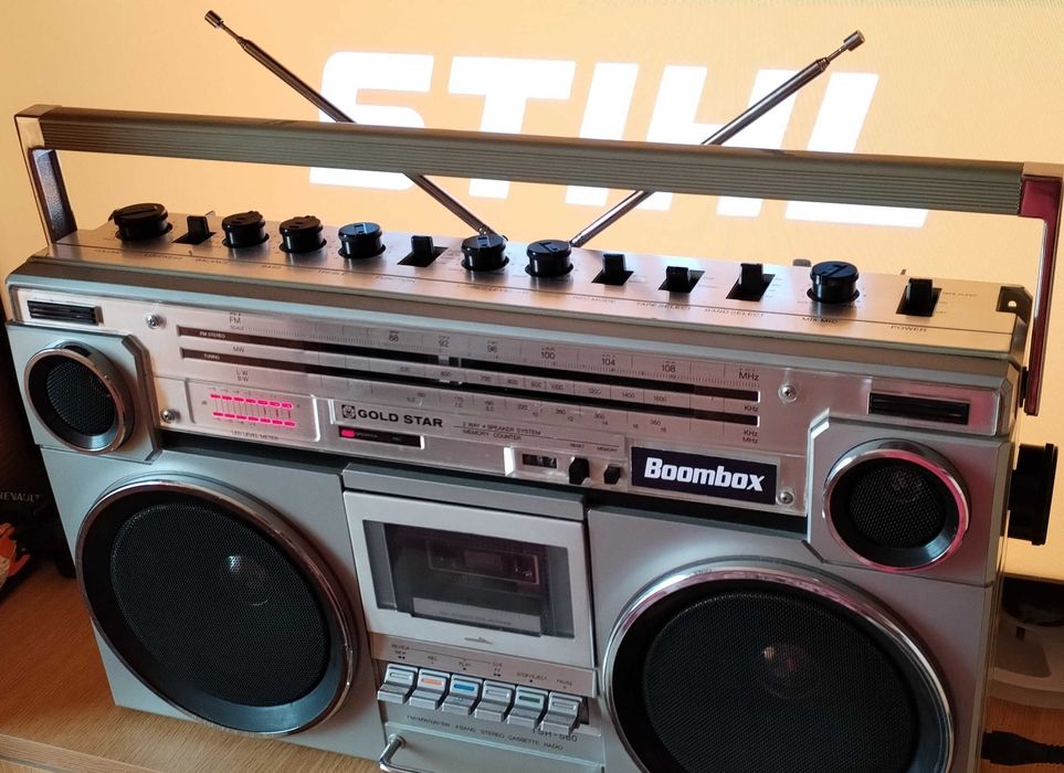 Casetofon-radio boombox GOLDSTAR TSR 580 Vintage Korea Bucuresti ...