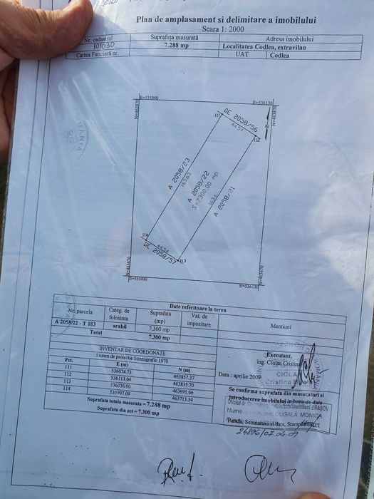 Teren Codlea/7300 mp/iesire Codlea-Ghimbav langa fostele sere Codlea ...