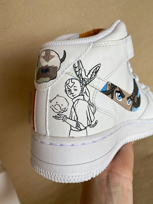 Personalizare adidasi, Naruto x Avatar The Last Airbender, air force 1 ...