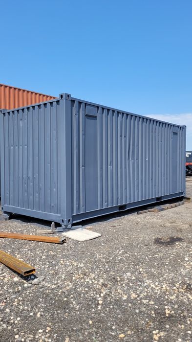 Container metalic maritim depozitare containere organizare santier ...