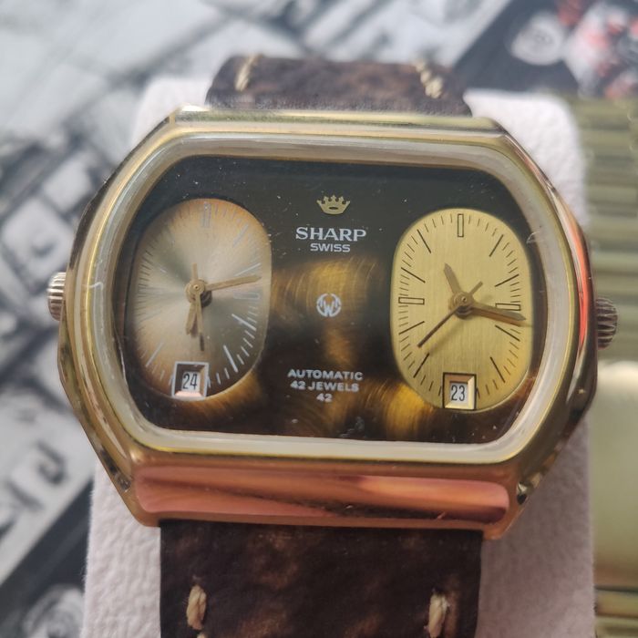 Ceas Sharp Swiss Automatic Dual Dial Rahau • OLX.ro