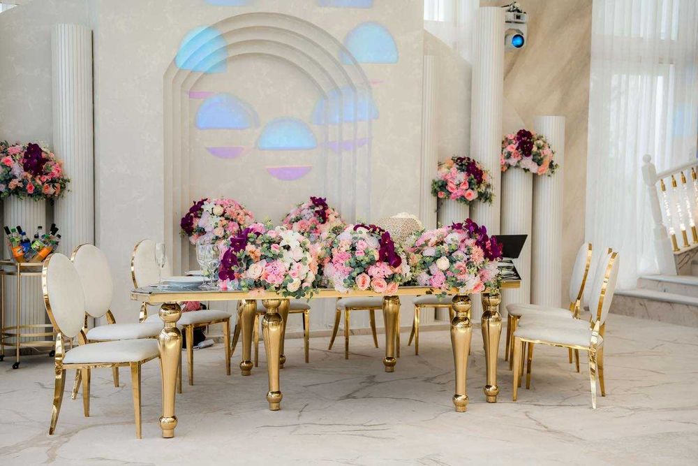 Masă de lux evenimente, mese modulare șerpuite sau rotunde WASHINGHTON ...