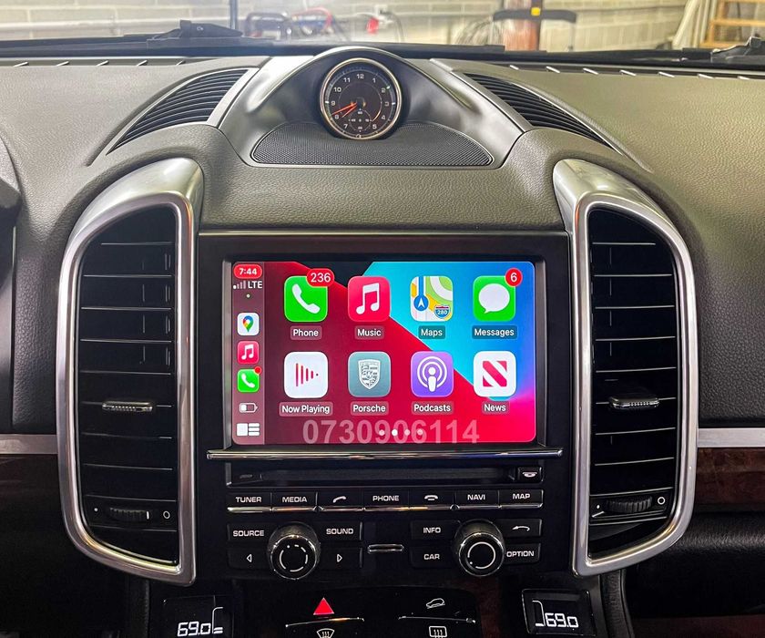 Interfata CarPlay Android Auto Porsche Panamera Macan 911 PCM3 ...