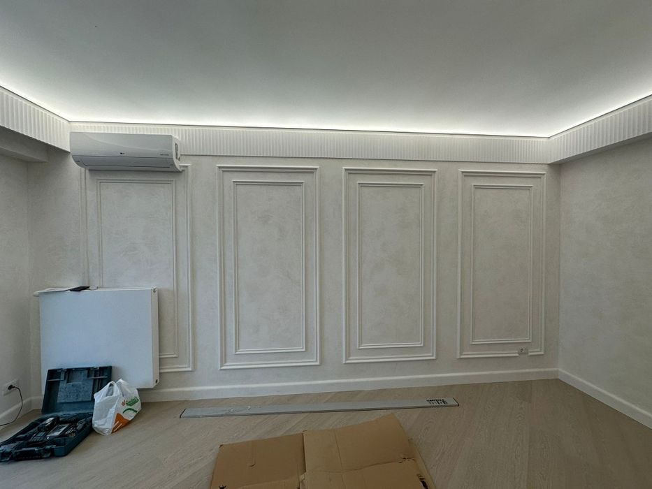 Montaj plinta duropolimer-mdf-aluminiu-profile decorative 45 grade ...