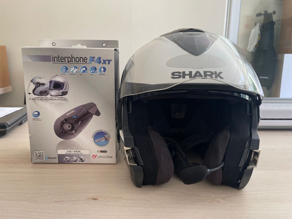 Casca Shark Evolune S3 HAKKA cu Intercom F4XT Timisoara • OLX.ro
