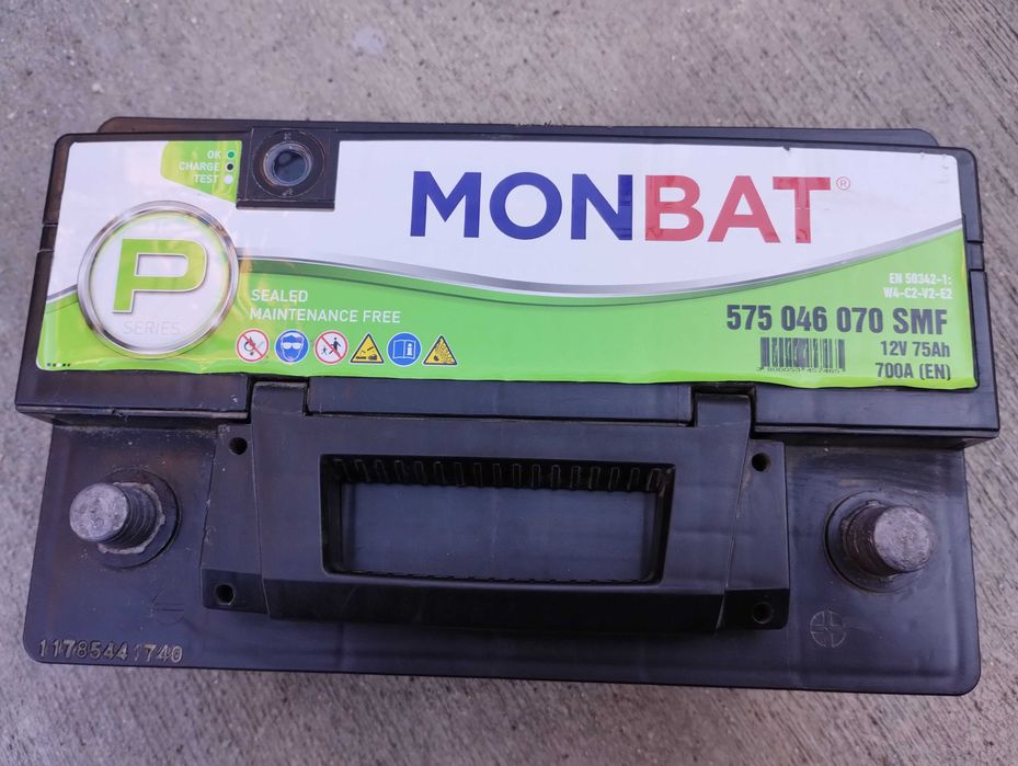 Акумулатор Monbat 75Ah гр. Варна ХЕИ • OLX.bg