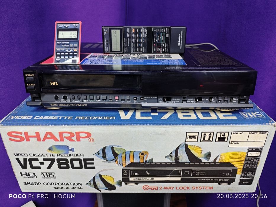 Видеомагнитофон Sharp VC-780 в отличном состоянии. Глотает: 150 у.е. - Медиа проигрыватели ...