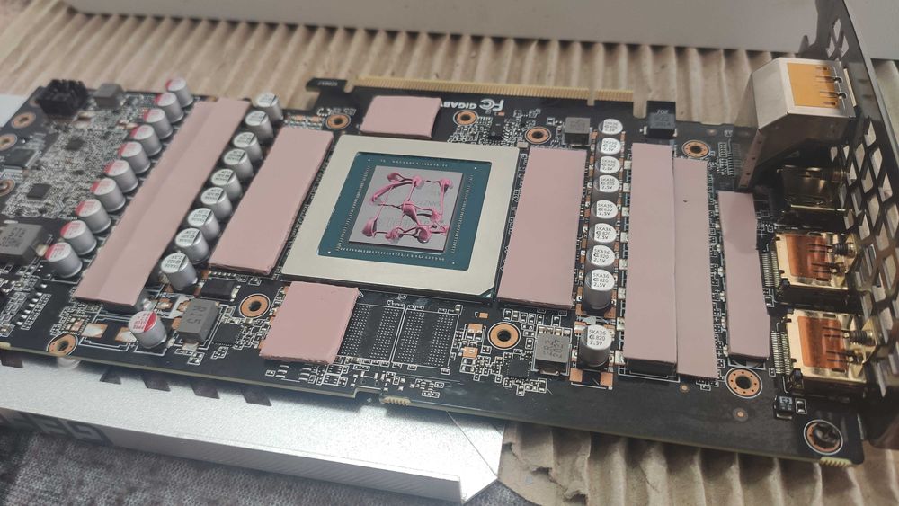 Intretinere placi video RTX 3080 4080, AMD, Mining, thermal pads ...