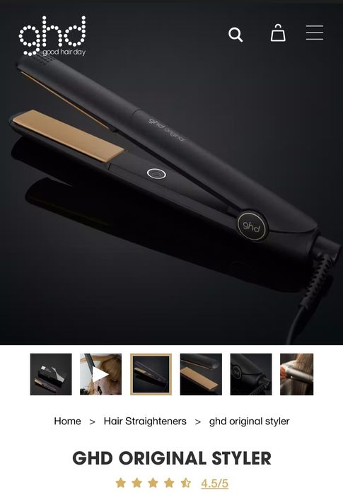 Placa de par profesionala Ghd original, ultimul model, noua,nefolosita ...