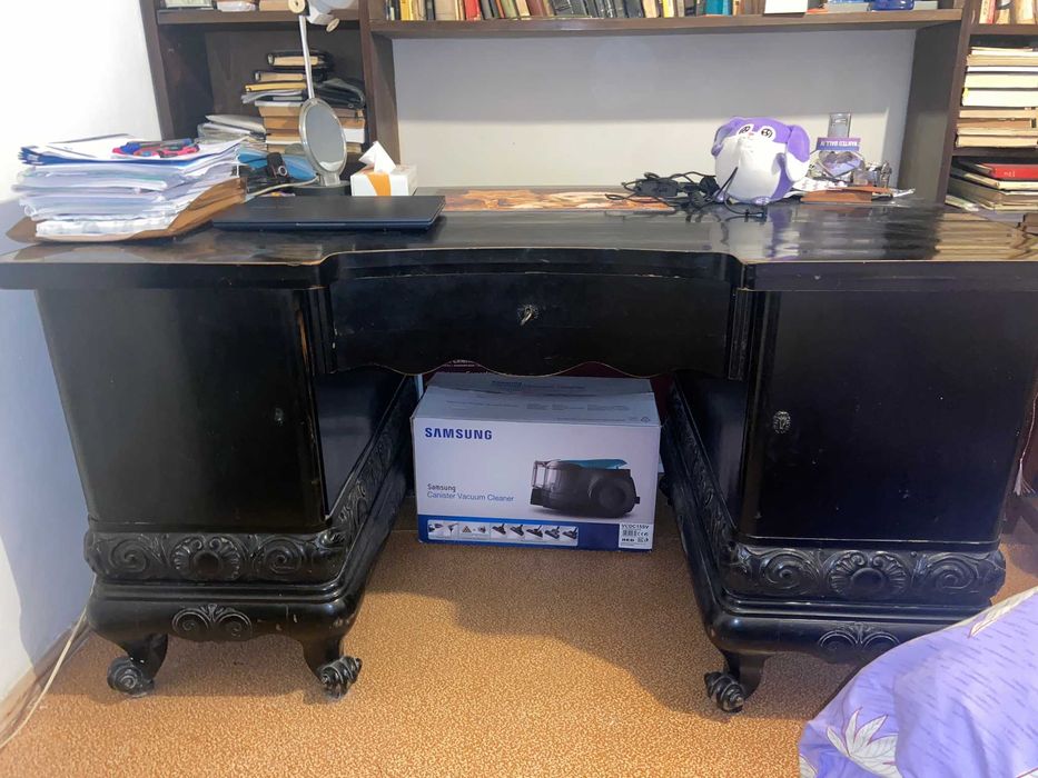 Birou vechi, lemn natural Bucuresti Sectorul 3 • OLX.ro