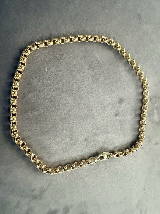 Lant aur 14K, 40.6grame, model deosebit ROLO chain, 50cm lungime, nou ...