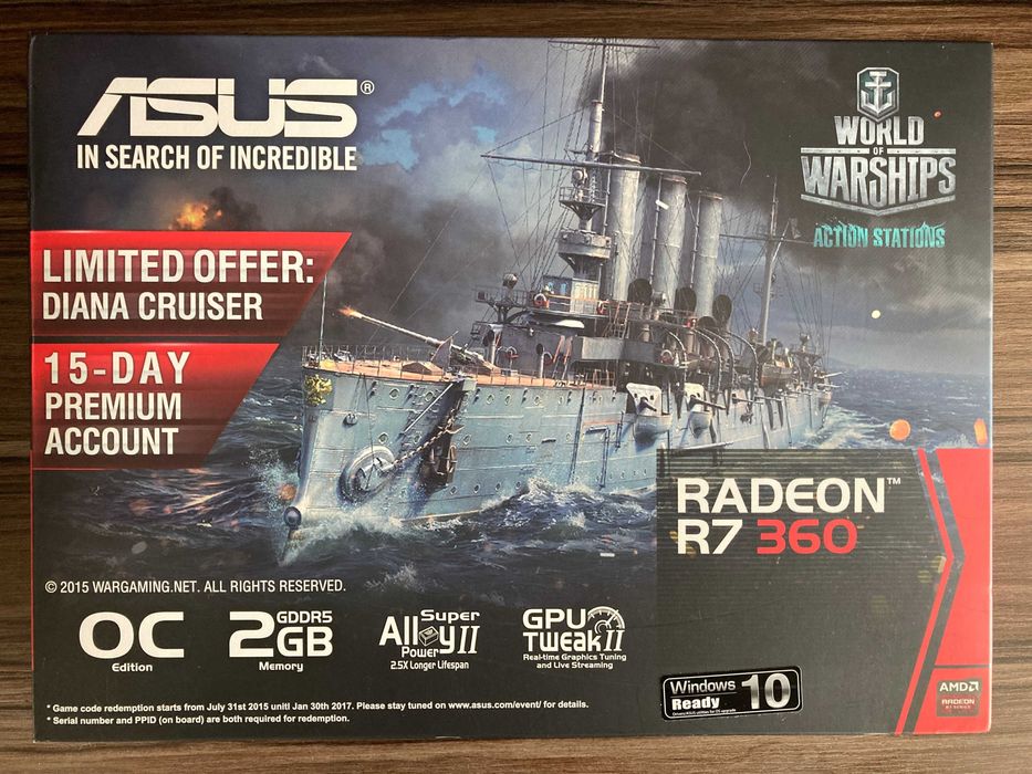 Asus Radeon R7 360 2GB OC edition гр. София Манастирски ливади • OLX.bg