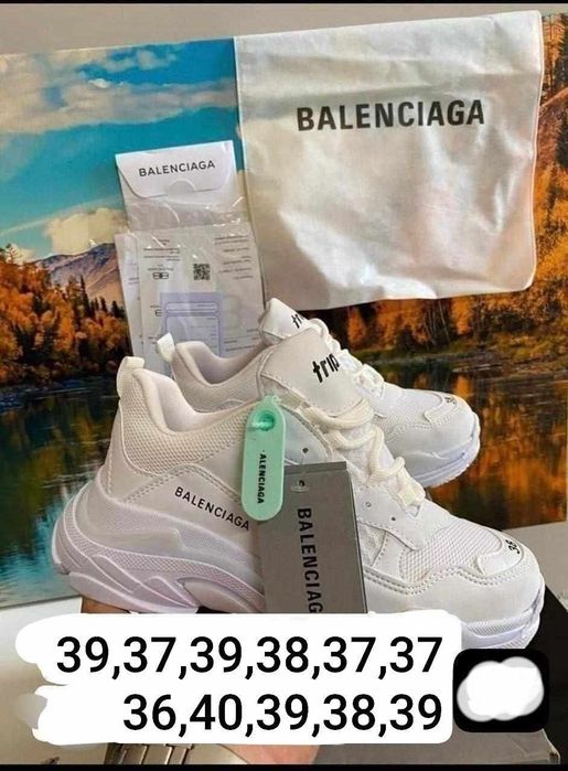 Adidași Balenciaga alb roz gri mov Iasi • OLX.ro