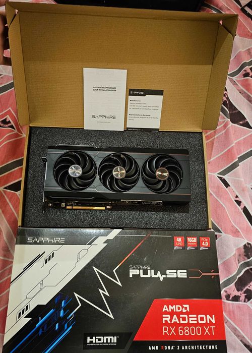 Vând RX 6800 XT sapphire pulse, 16 GB,GDDR6 256-bit Orastie • OLX.ro