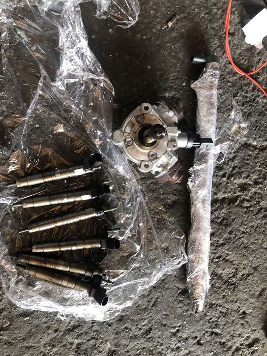 Kit injectie bmw n57d30a/b 245/306 injector injectoare rampa pompa ...