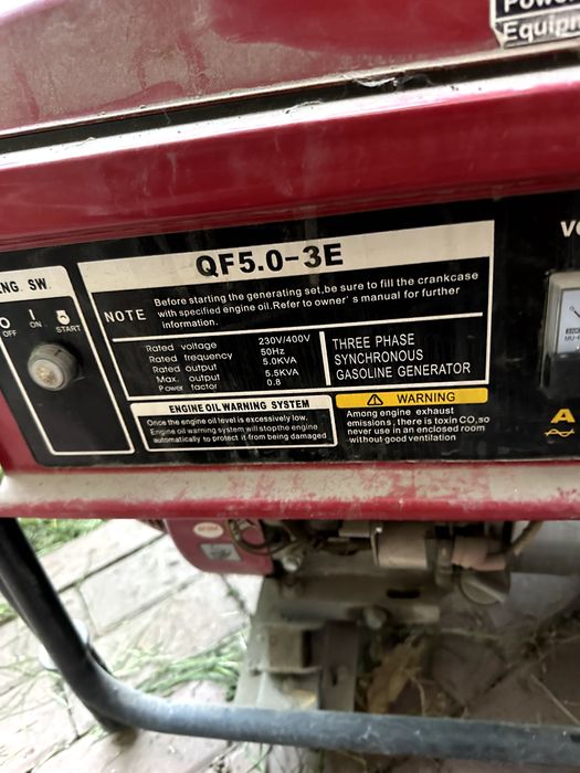 Генератор бензиновый Honda QF5.0-3E трехфазный - Бензиновые генераторы ...