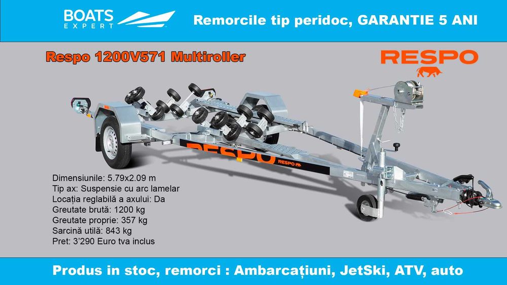 Peridoc barca Respo 4m - 8m, 400-750kg, 1000-5000 kg. Pe stoc Bucuresti ...