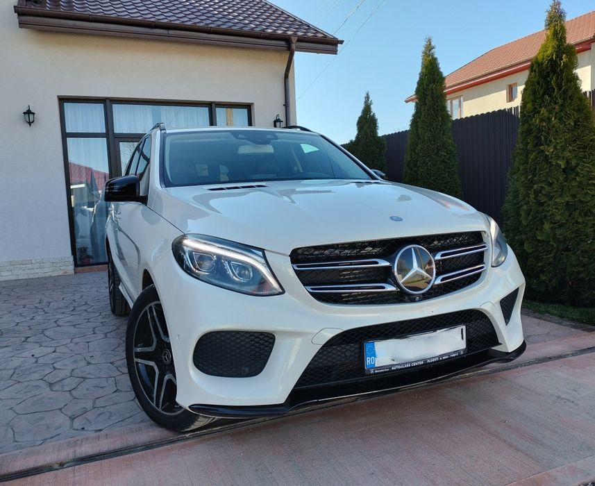 Mercedes GLE 350 AMG 9G-tronic Alb Perlat Tecuci • OLX.ro