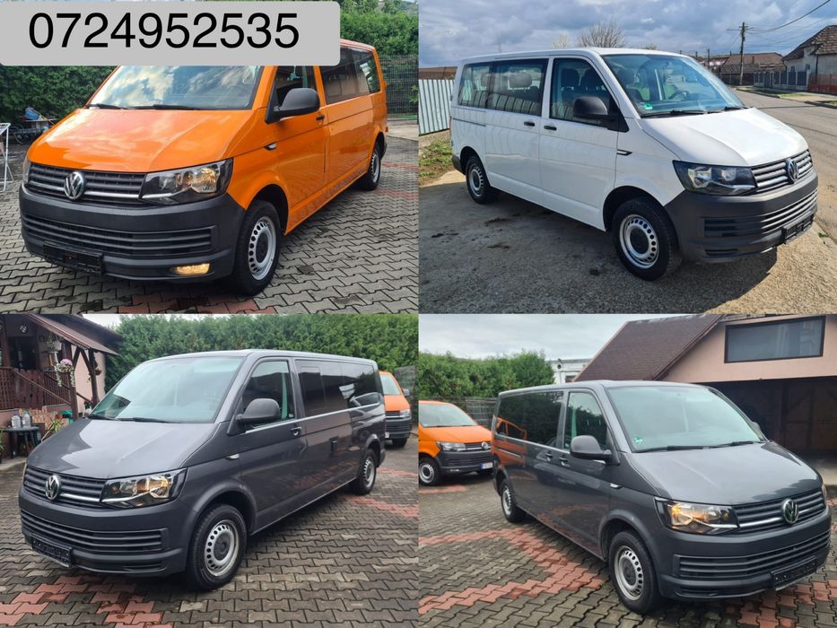 Volkswagen VW T6, 2017, 9 locuri, LUNG, 2.0 TDI Targu-Mures • OLX.ro