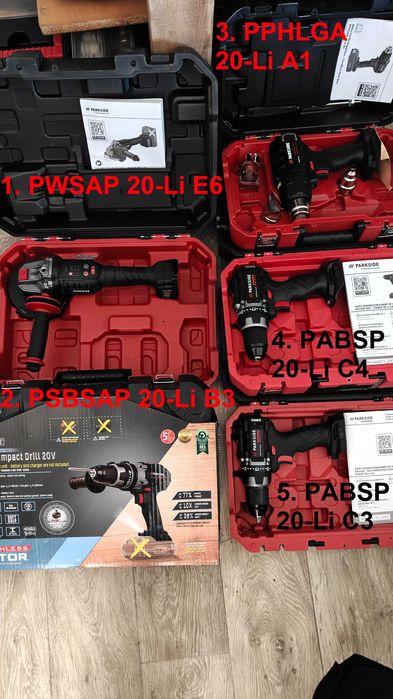 Parkside Performance 20v Винтоверт Ъглошлайф Топъл въздух гр. Самоков ...