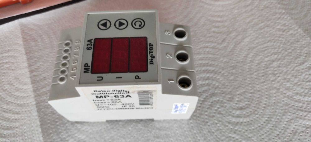 Releu protectie tensiune monofazic VP-63A Digitop 380162 Timisoara • OLX.ro