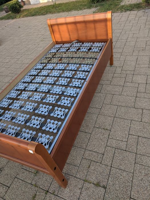 Pat de o persoană 100/200 cm,cu saltea Tempur ,somieră 100/200 și salt ...