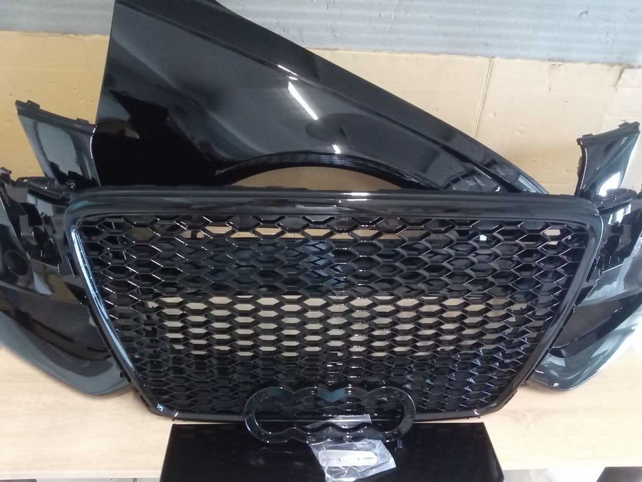Bara fata grila radiator,proiectoare Fagure Audi A4 B8 LZ9Y LY9B Negru ...