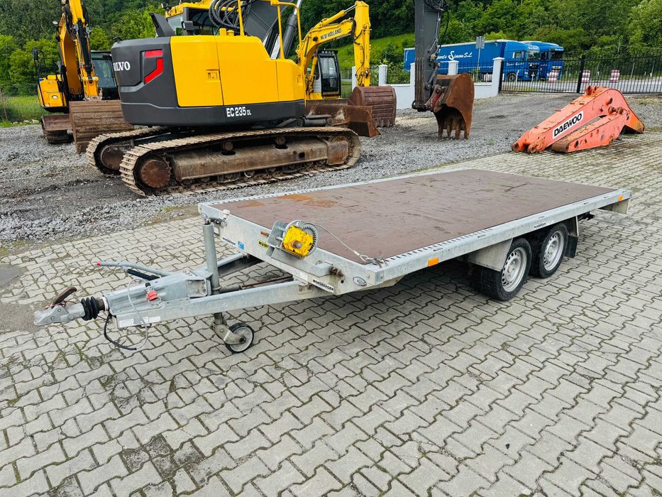 Remorca / Platforma autovehicule, utilaje, HUMBAUR 3500, 2700 kg util ...