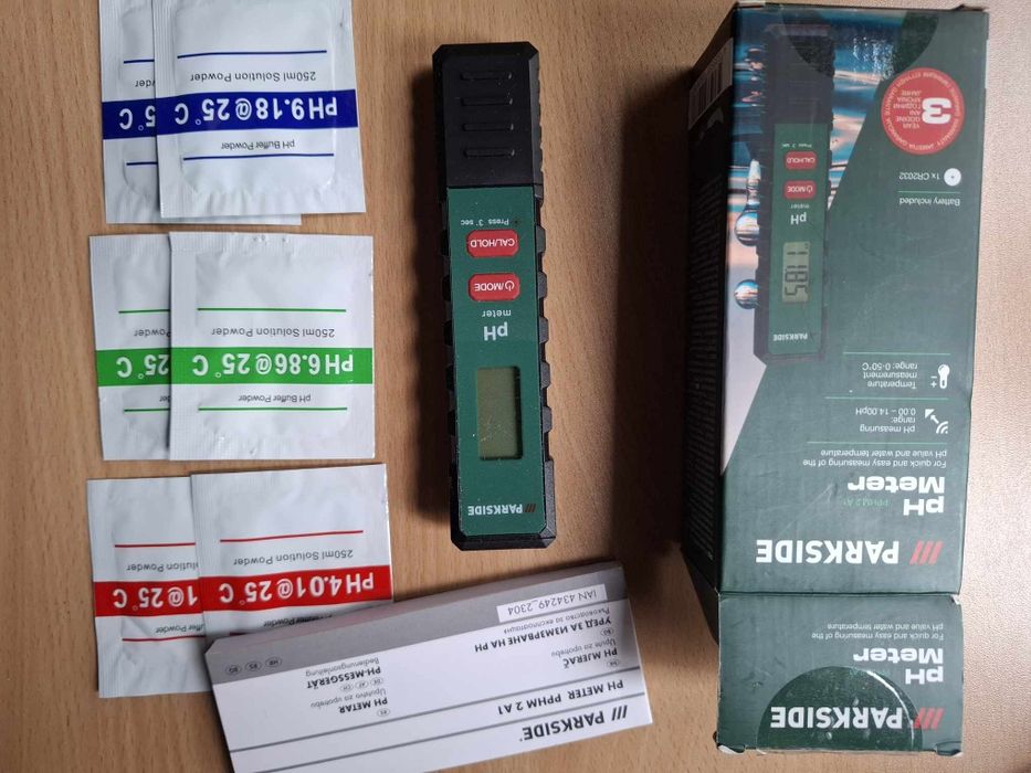 Апарат за измерване на Ph PARKSIDE PPHM 14 A1, Електронен тестер гр ...