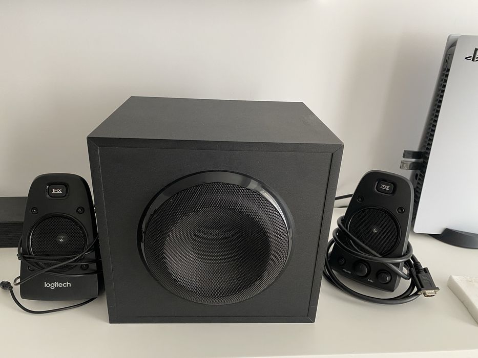 Boxe Logitech 2.1 Z623, 200W RMS, Negru Galati • OLX.ro