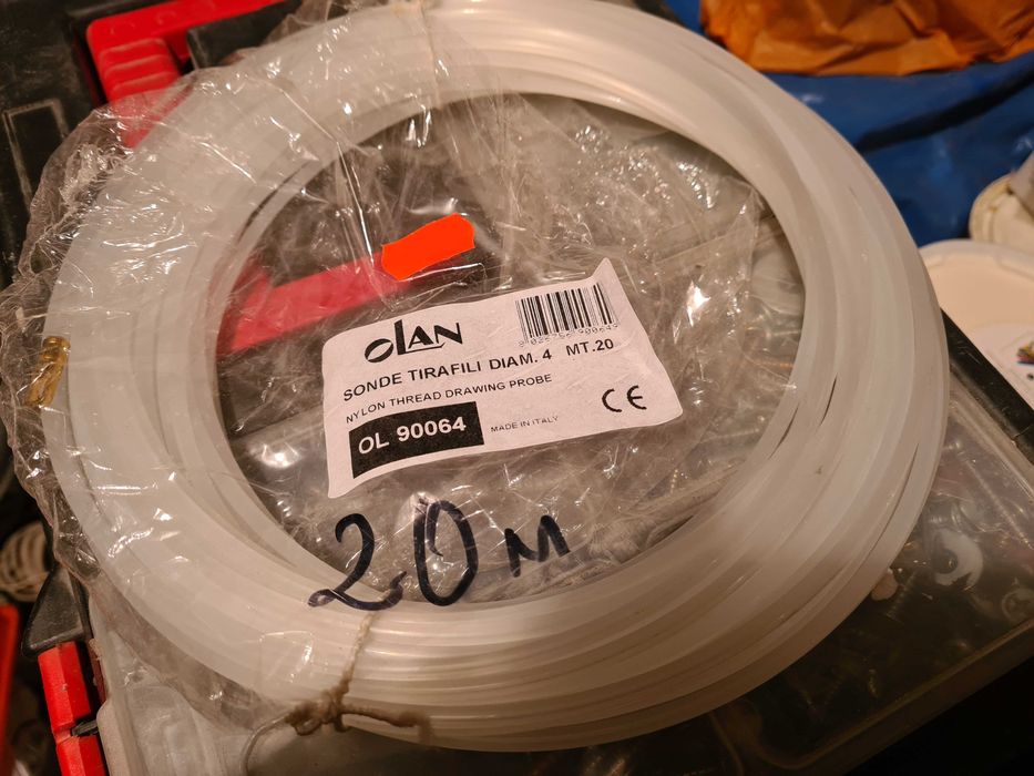 Ново Жило Сонда за изтегляне на кабели 20m ф4mm Italy гр София 7 ми 11 ти километър • Olx Bg