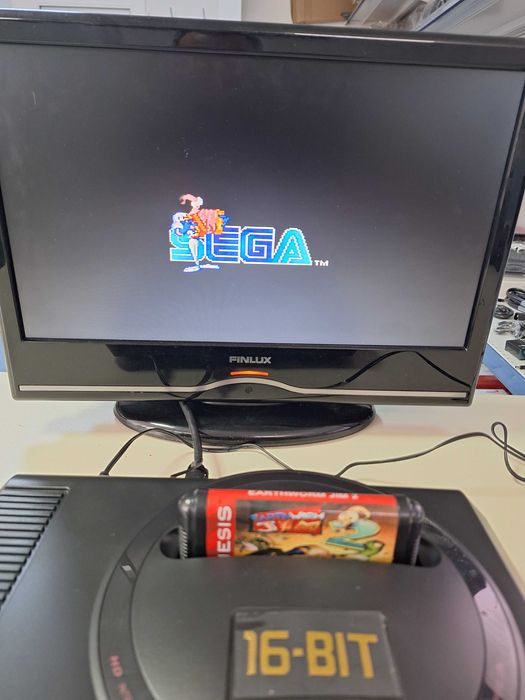 Earthworm Jim 2 caseta discheta clasica Sega Mega Drive Genesis Iasi ...