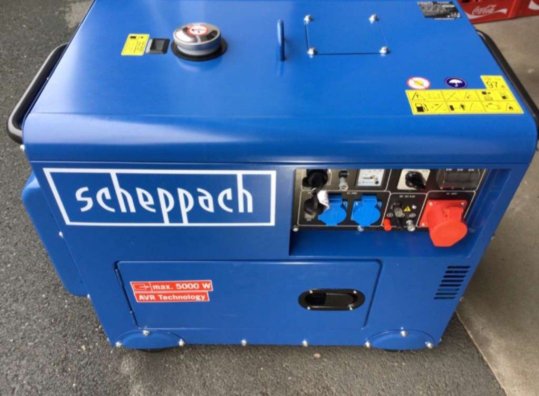 Дизелов генератор Scheppach Sg5200d гр Плевен Кайлъка • Olx Bg