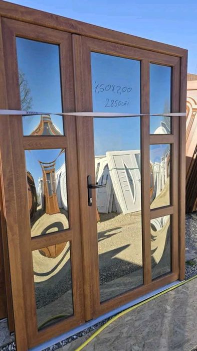 Termopane usi sticla bombata noi maro de la 2100lei Lugoj • OLX.ro