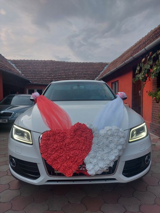 Aranjament floral pentru masina miri nunta Oradea • OLX.ro