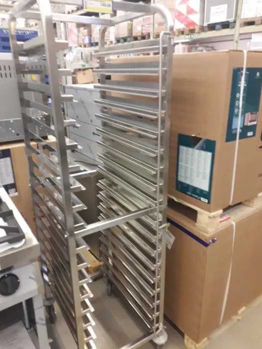 Carucior,rastel,raft,tavi, capacitate 16 tavi x GN 1/1, 60 x40 cm inox ...