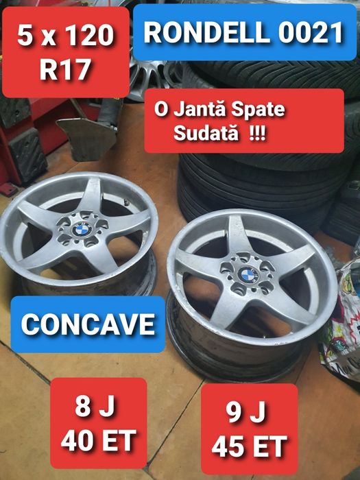 RONDELL 0021 Jante R17 BMW 5x120 Concave E36 E46 E90 E60 E34 E39 R18 ...
