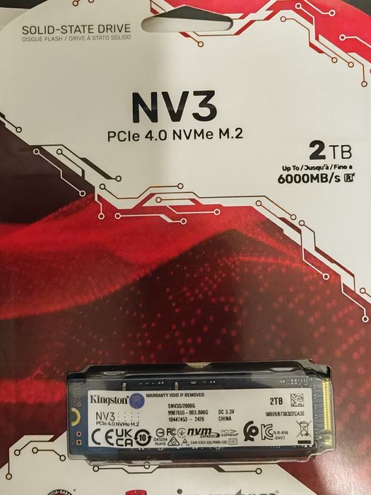 Vand (SSD) Kingston NV3 2TB, PCIe 4.0 NVMe, M.2. Sigilat Bucuresti Sectorul 4 • OLX.ro