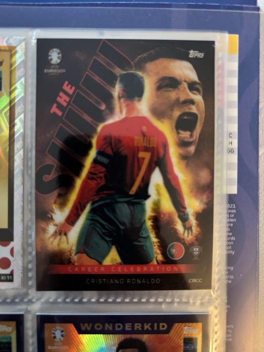 Topps Match Attax Euro 2024 Germany Binder (92% COMPLETE) with SIUUU гр ...